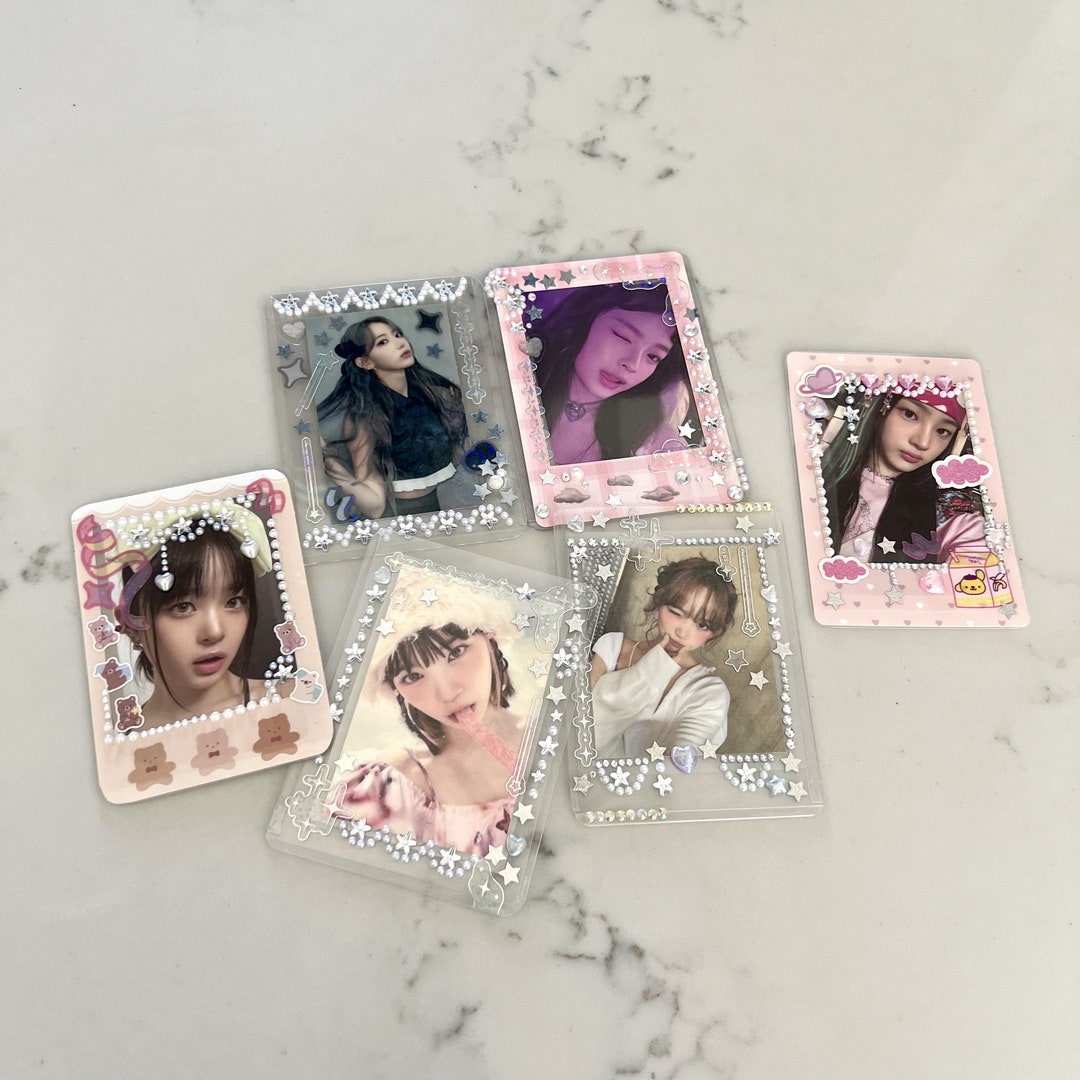 K-pop Decorated Photocards le Sserafim, New Jeans - Etsy