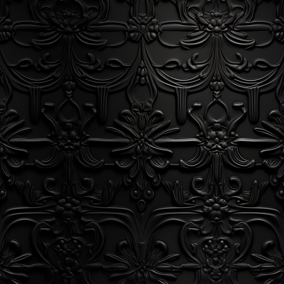 Black Lux Texture Seamless Patterns Bundle, Chic 400 DPI, 10x10 Inch ...