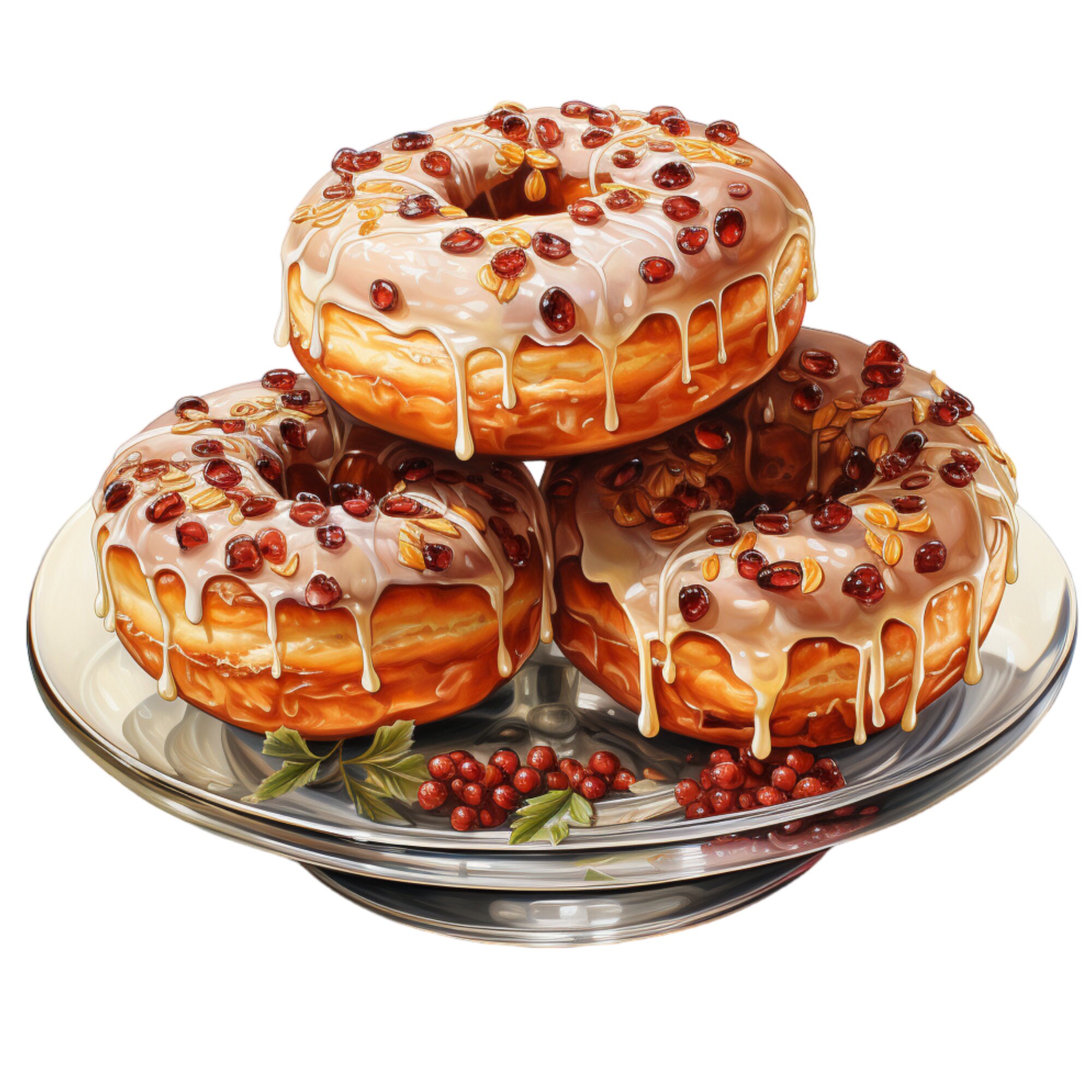 Autumn Donuts Clipart Bundle PNG Ideal for Digital Art - Etsy