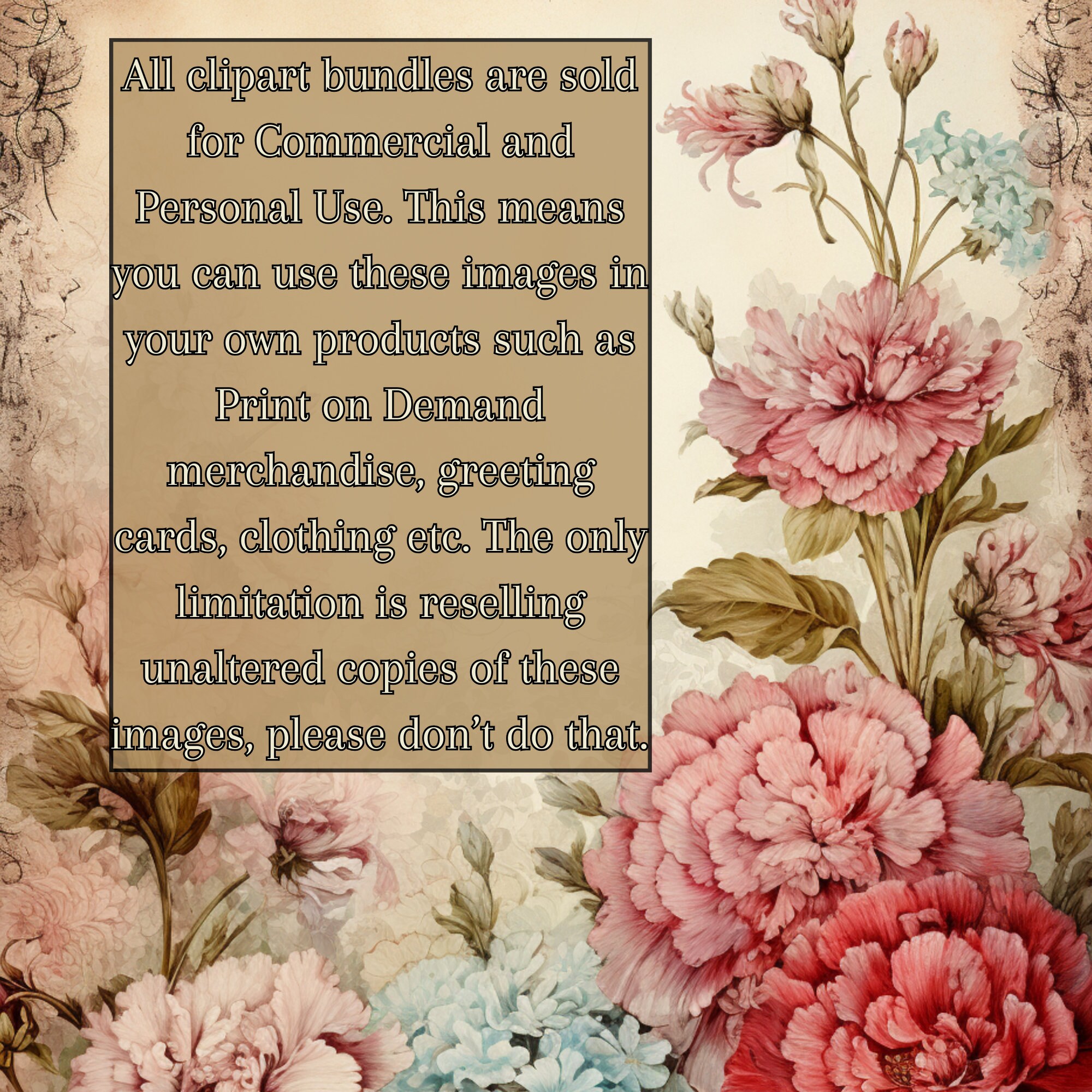 Carnation Junk Journal Pages Bundle 8.5x11 364 DPI - Etsy