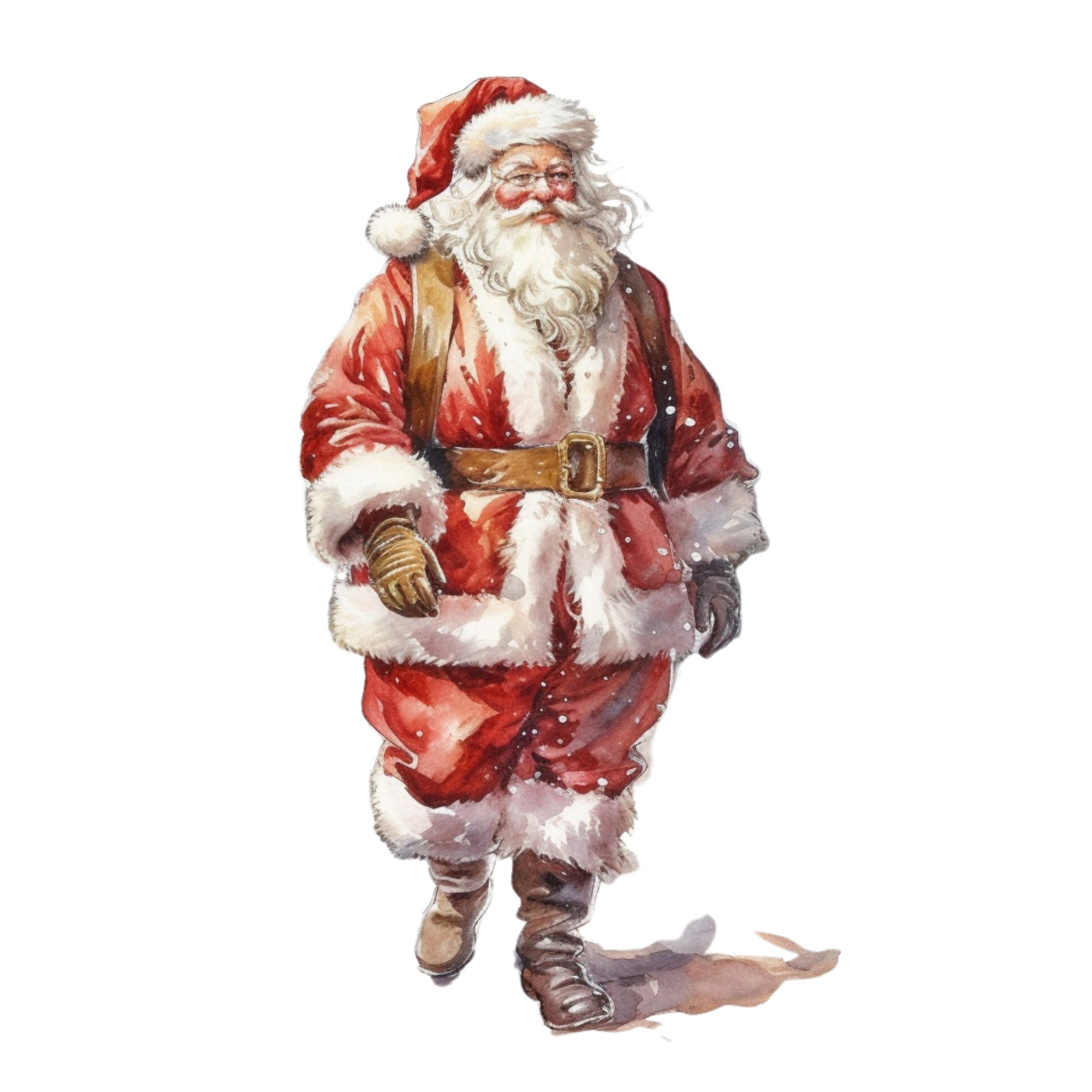 Santa Clipart Collection PNG Graphics Perfect for DIY - Etsy