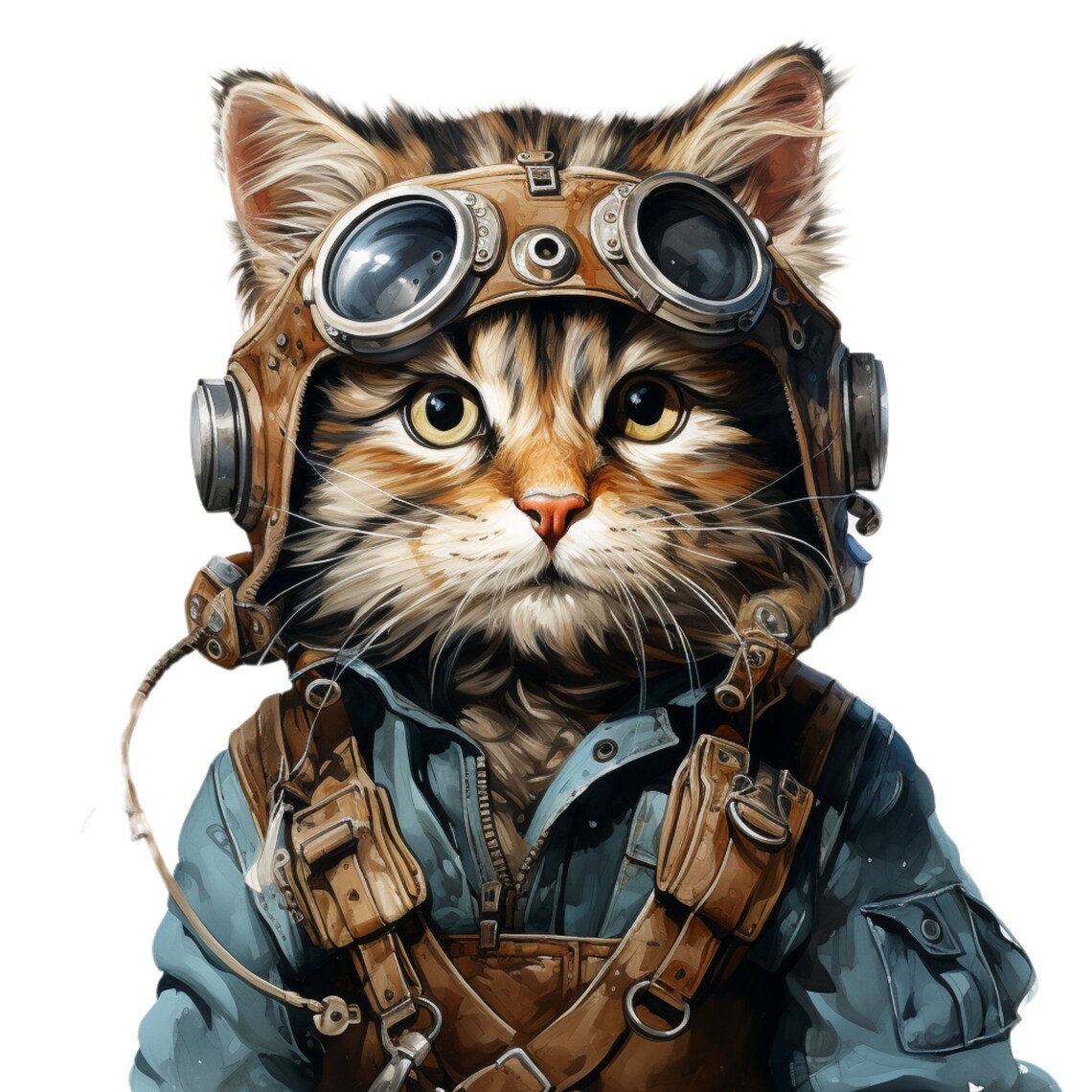 Kitten Pilot PNG Clipart Bundle for Personal & Commercial Use Ideal for ...