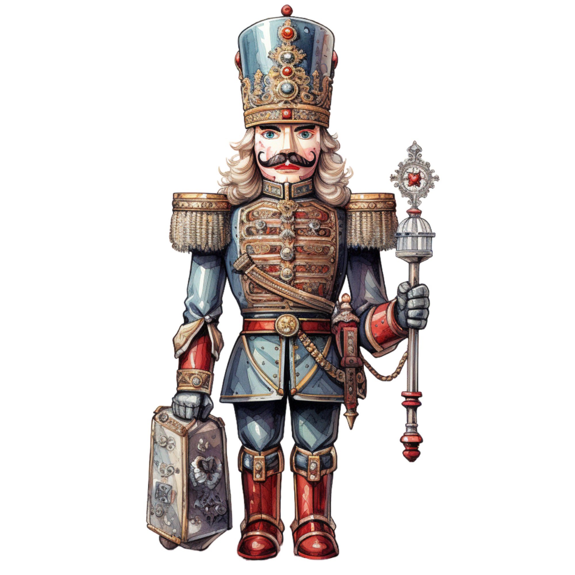 Christmas Nutcracker Clipart Bundle Festive Holiday - Etsy