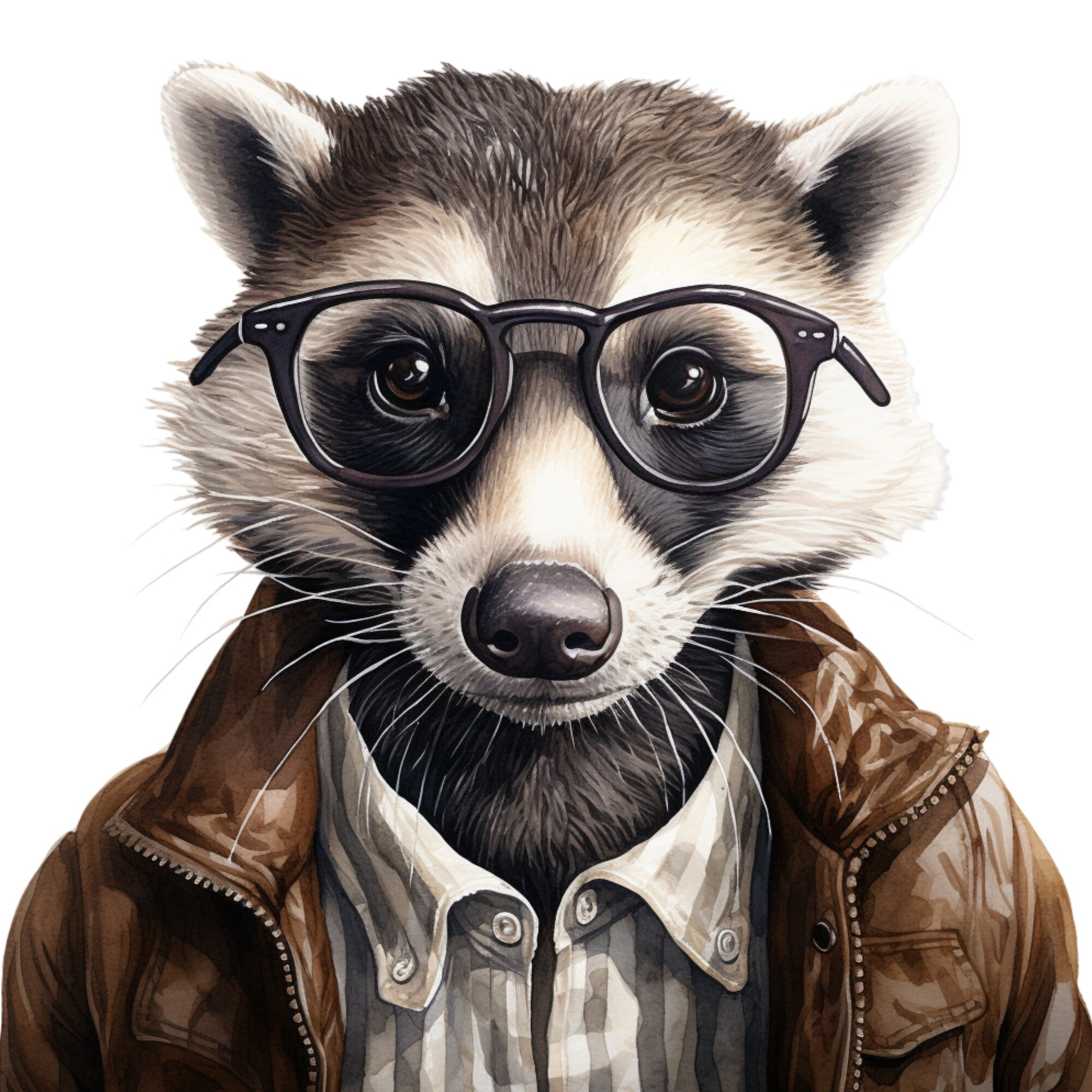 Smart Badger Clipart Bundle, PNG Format, Artistic Creations, Junk ...