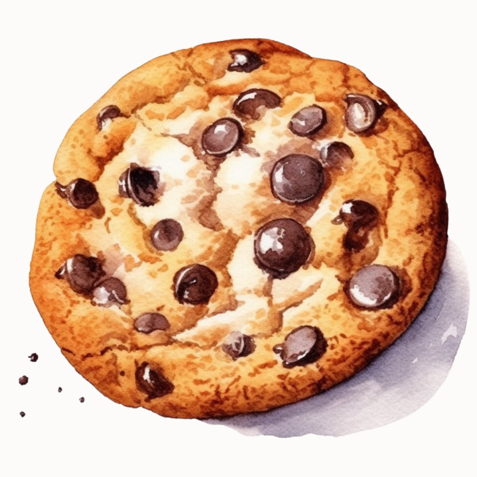 Chocolate Chip Cookies Clipart Bundle PNG Files for - Etsy