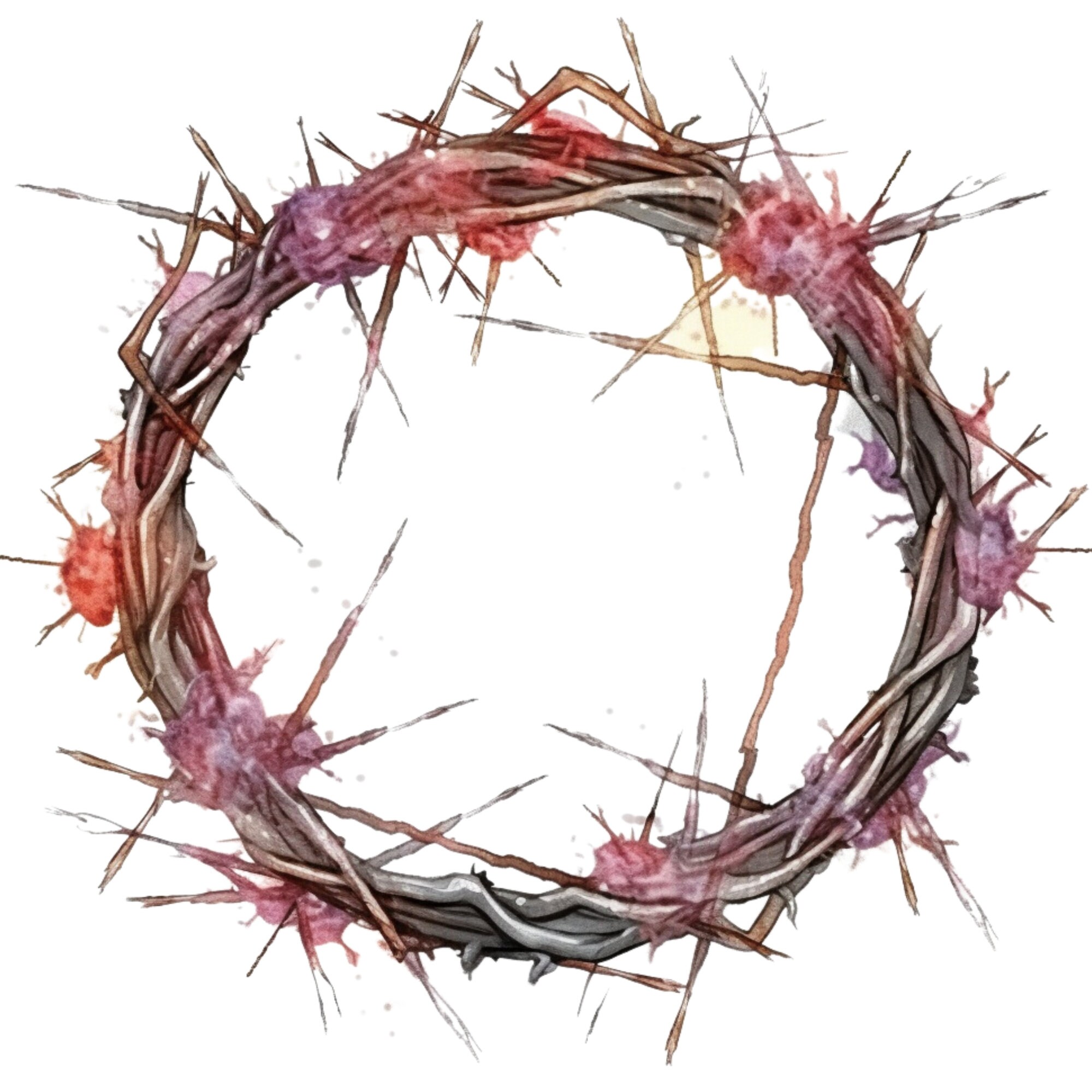 Christian Easter Themed Clipart Bundle PNG Files, Instant Download ...