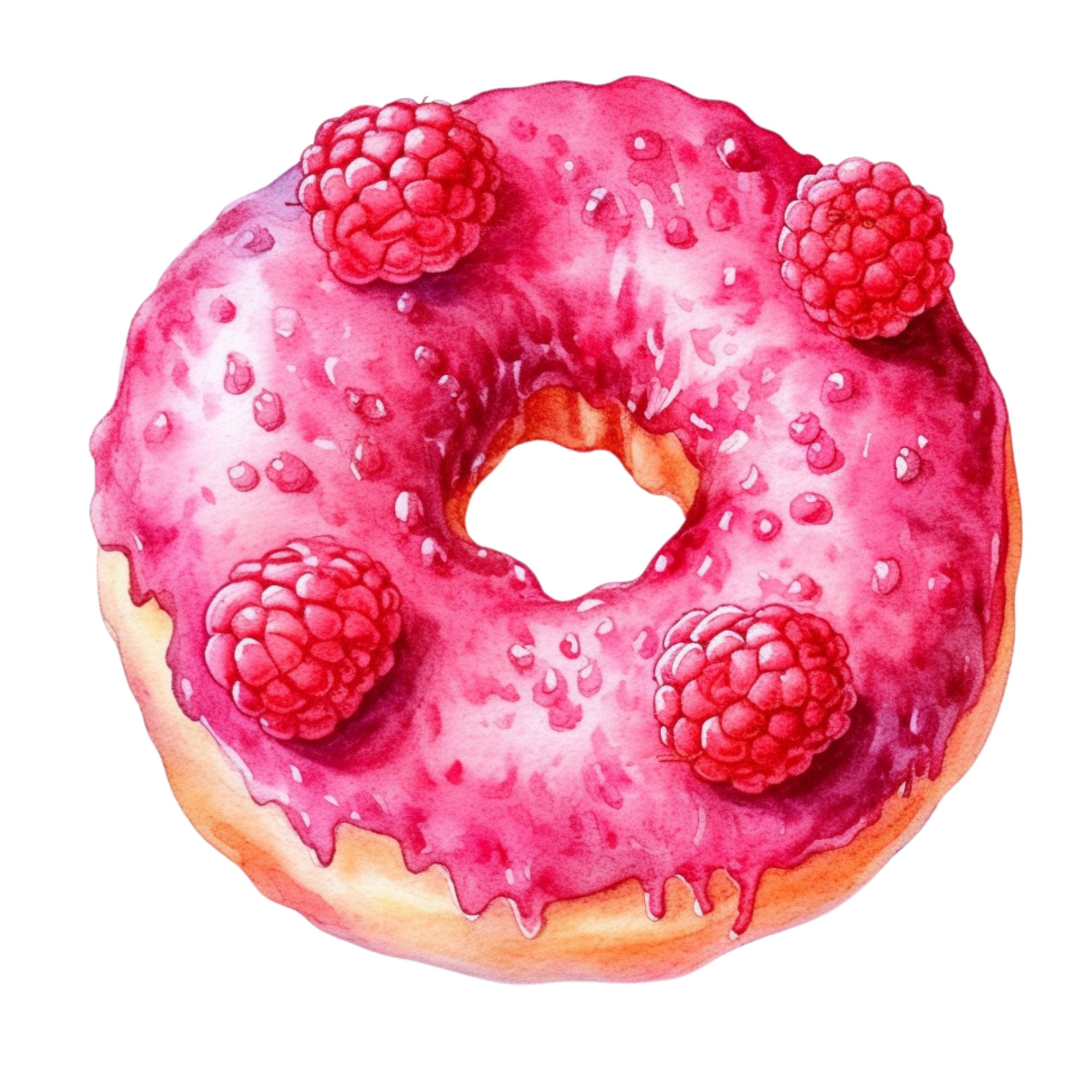 Raspberry Themed Clipart PNG Raspberry Clipart Instant - Etsy