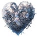 Cyberpunk Heart Clipart Bundle, PNG, Ideal for Digital Art, Junk ...