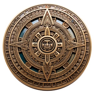 Aztec Gold Coins Clipart Bundle – PNG Format for Personal & Commercial ...