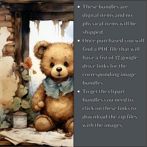 Teddy Bear Themed Mega Bundle: Over 500 High-resolution Images, 400 DPI ...