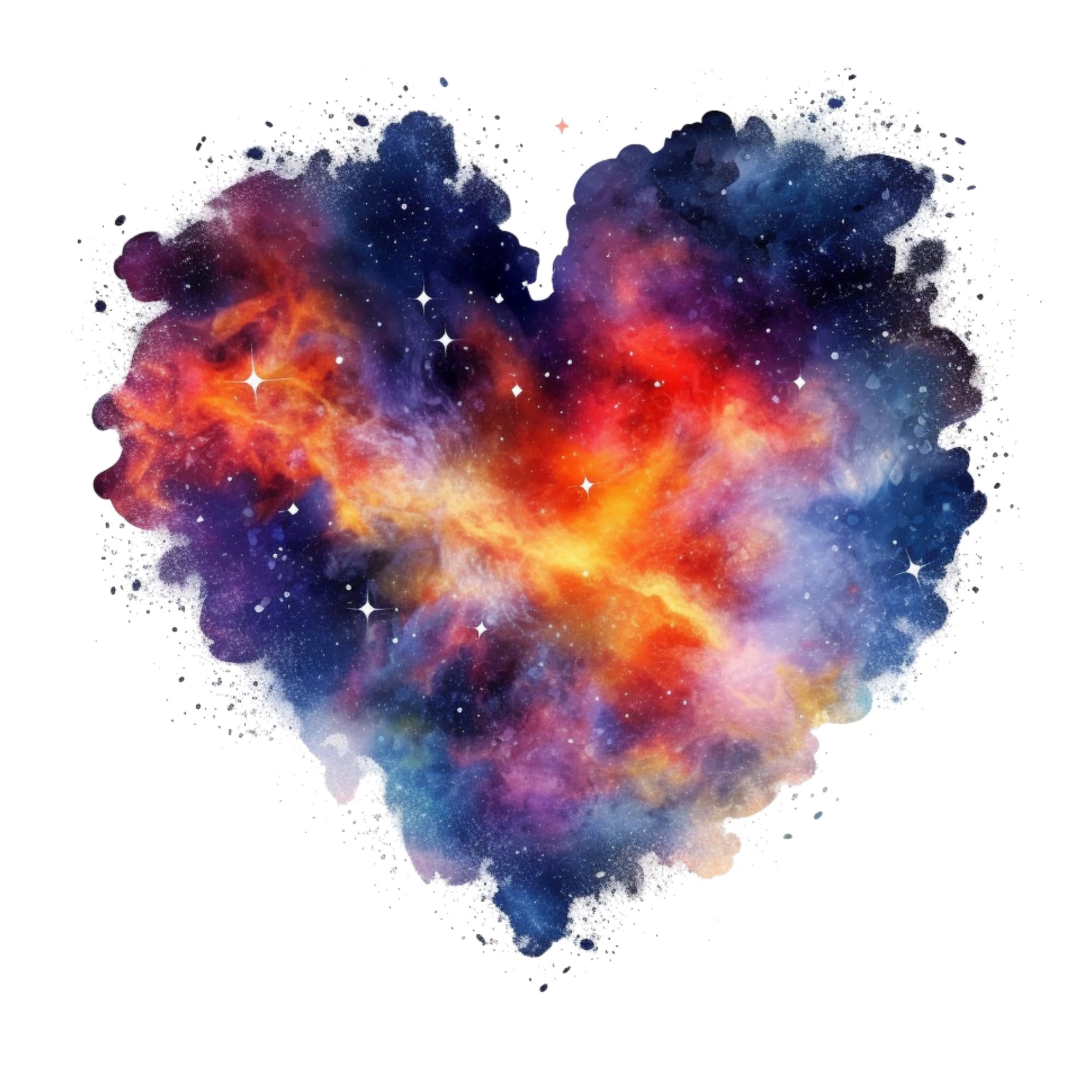 Celestial Heart Clipart Bundle High-quality PNG Files - Etsy