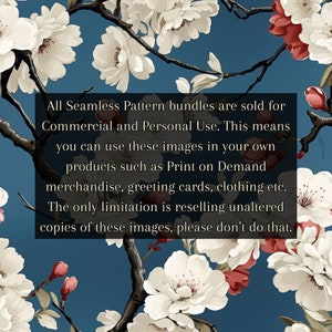 Vintage Rococo Cherry Blossoms Seamless Patterns Bundle, High ...