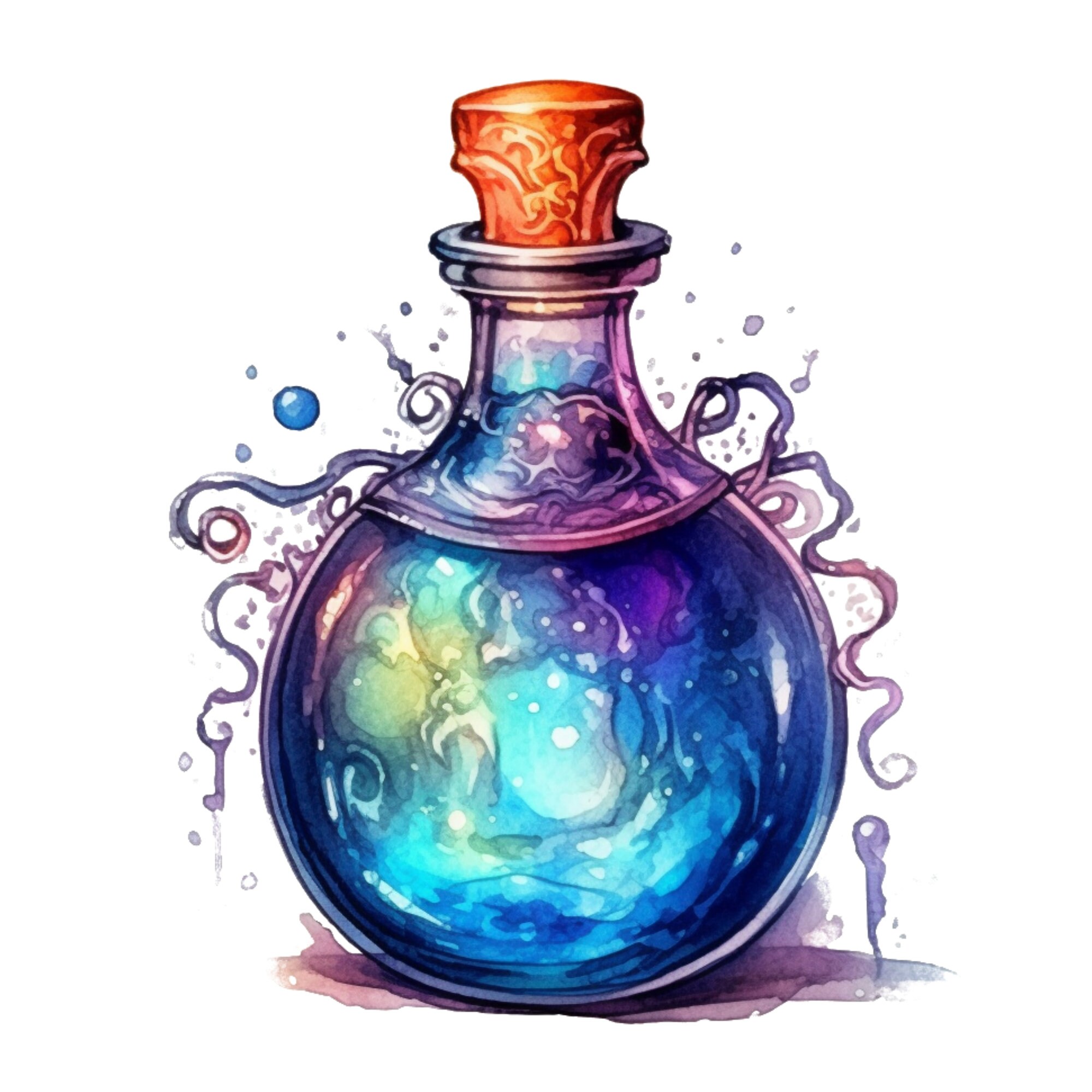 Magic Potion Clipart Bundle Enchanting Elixirs - Etsy