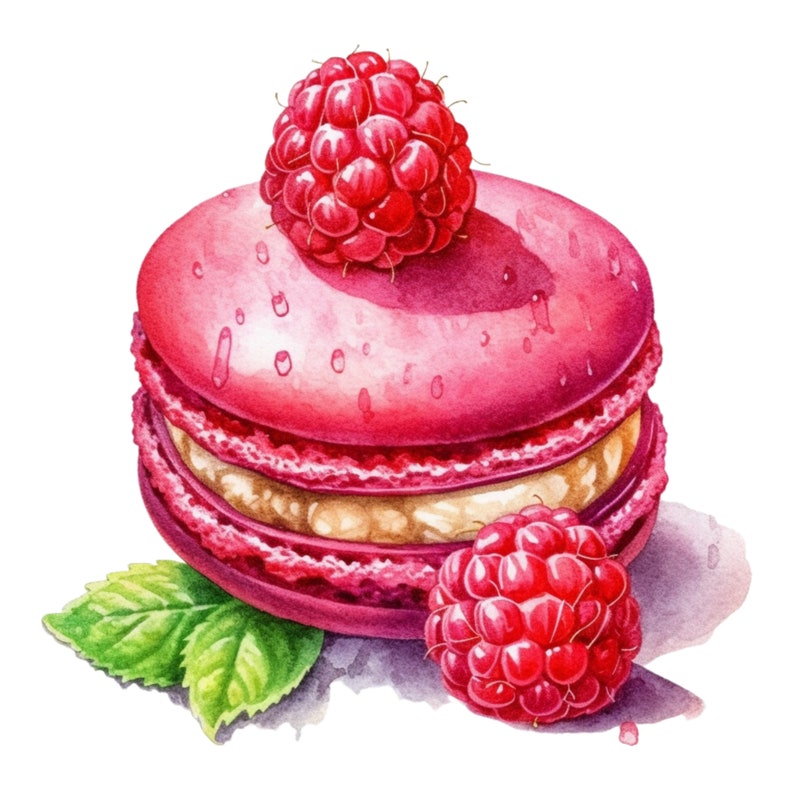 Raspberry Themed Clipart PNG Raspberry Clipart Instant - Etsy