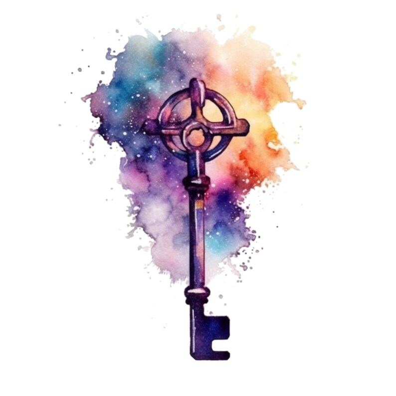 Celestial Key Clipart Bundle High-quality PNG Files - Etsy
