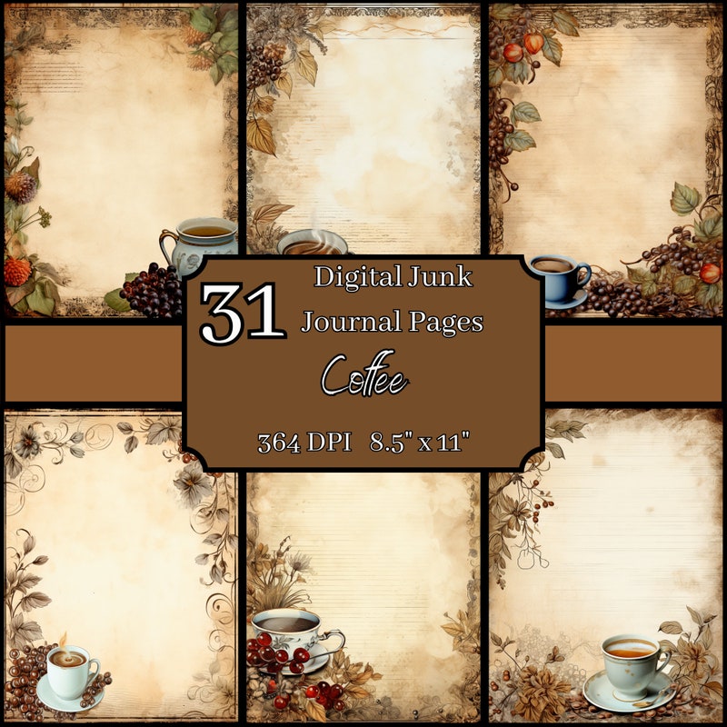 Coffee Scrapbook - Etsy