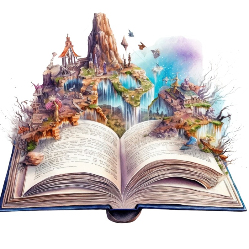 Magic Book Clipart Collection High-resolution PNG Enchanting - Etsy