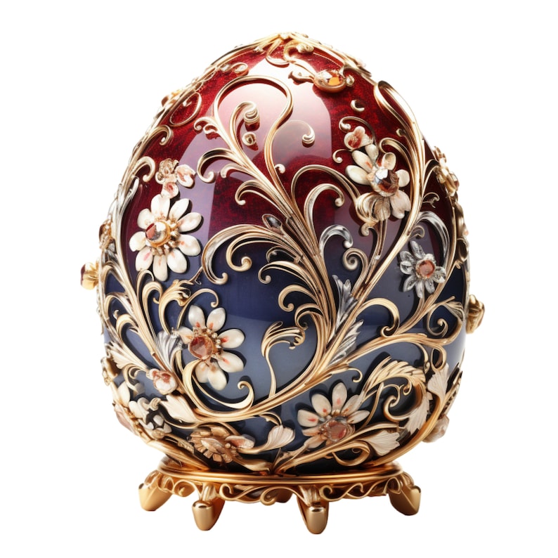 Faberge Egg Clipart Bundle Exquisite Egg-shaped - Etsy