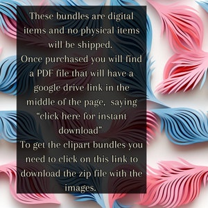 Feather Paper Cutout Seamless Patterns Bundle, High-resolution 400 DPI ...