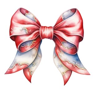 Christmas Bow Clipart Bundle, PNG, Perfect for Digital Art, Crafts ...
