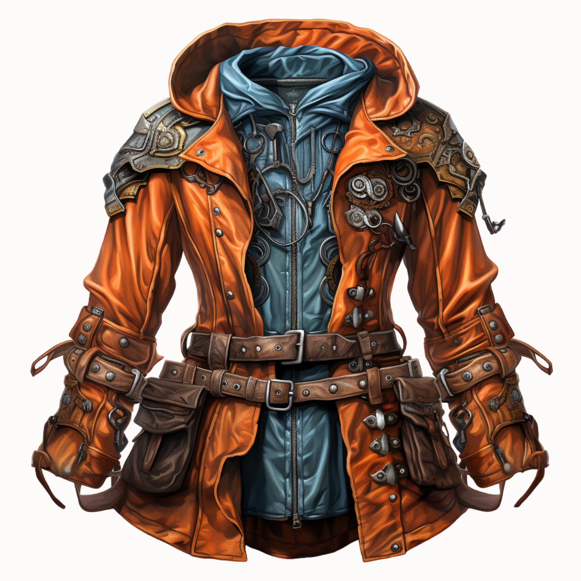Steampunk Coat PNG Clipart Bundle for Personal & Commercial - Etsy