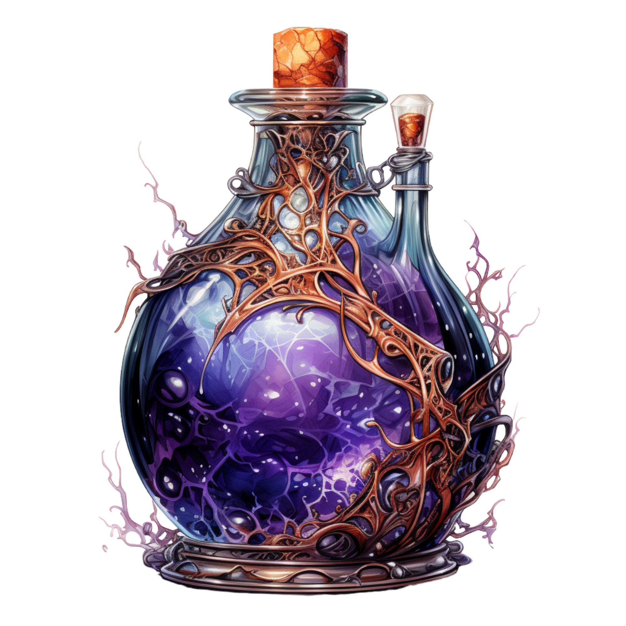 Magic Potion PNG Clipart Bundle for Personal & Commercial - Etsy