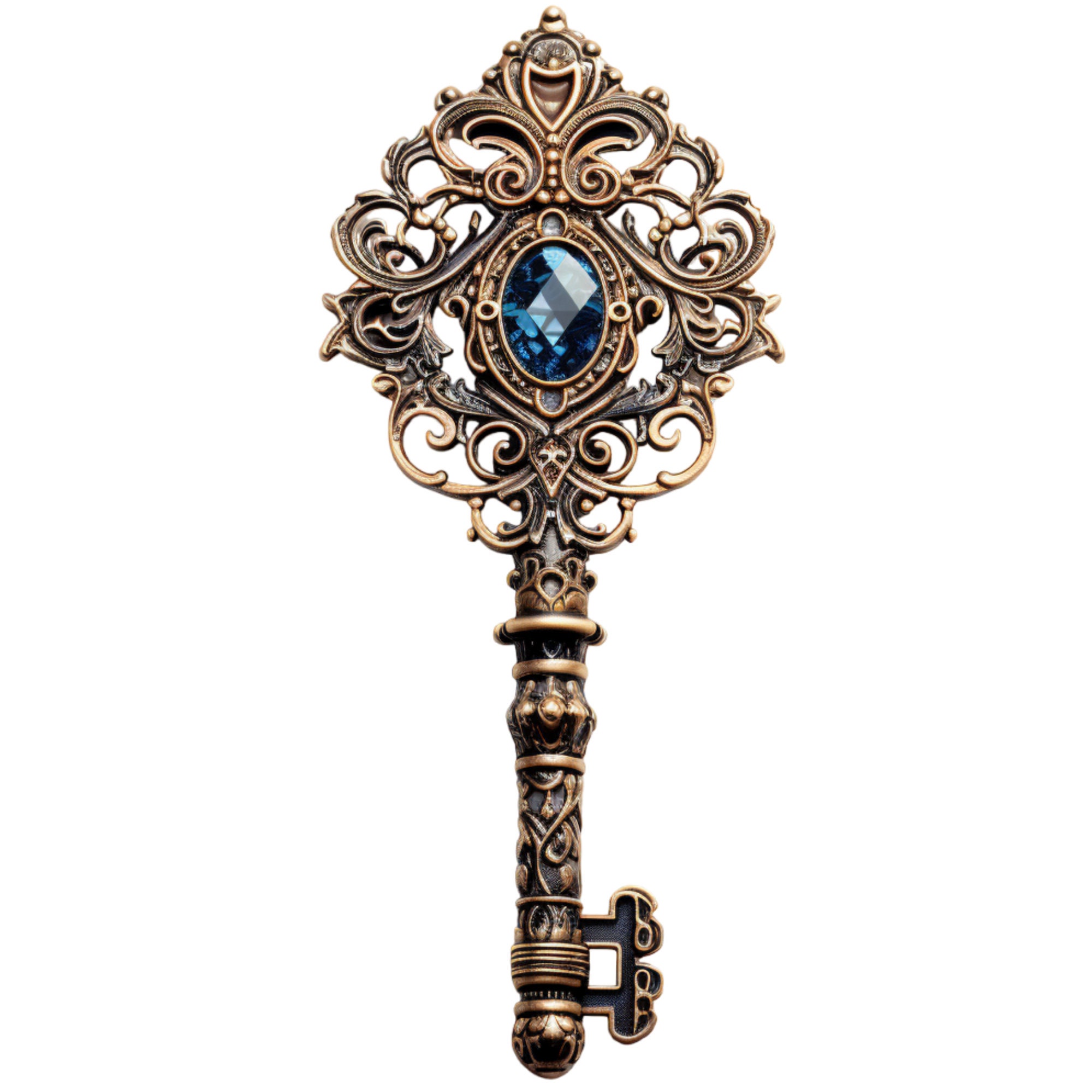 Ornate Key Clipart Bundle, Intricate Key PNG Clipart Illustrations, for ...