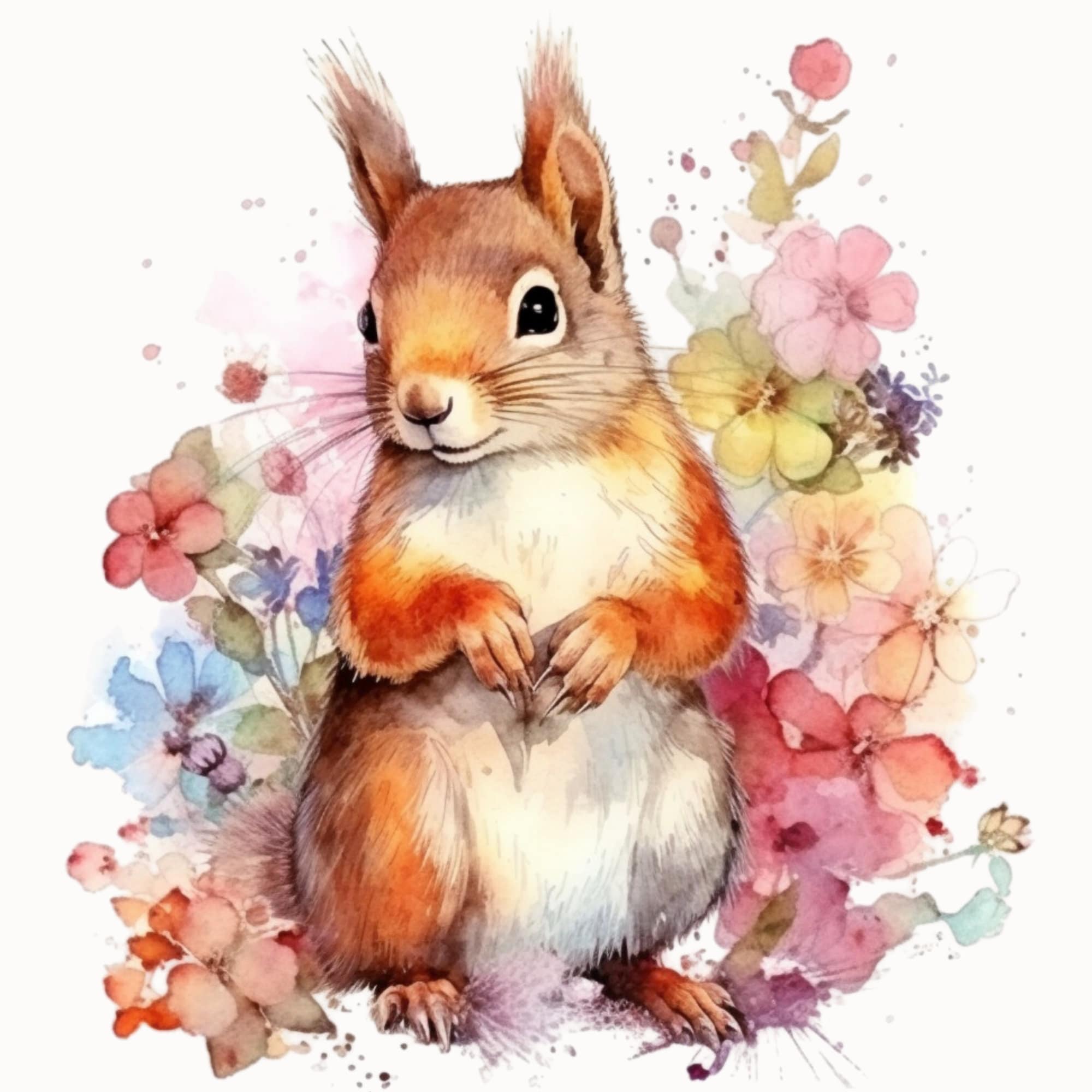 Squirrel Clipart Collection PNG Graphics Clipart for DIY Projects ...