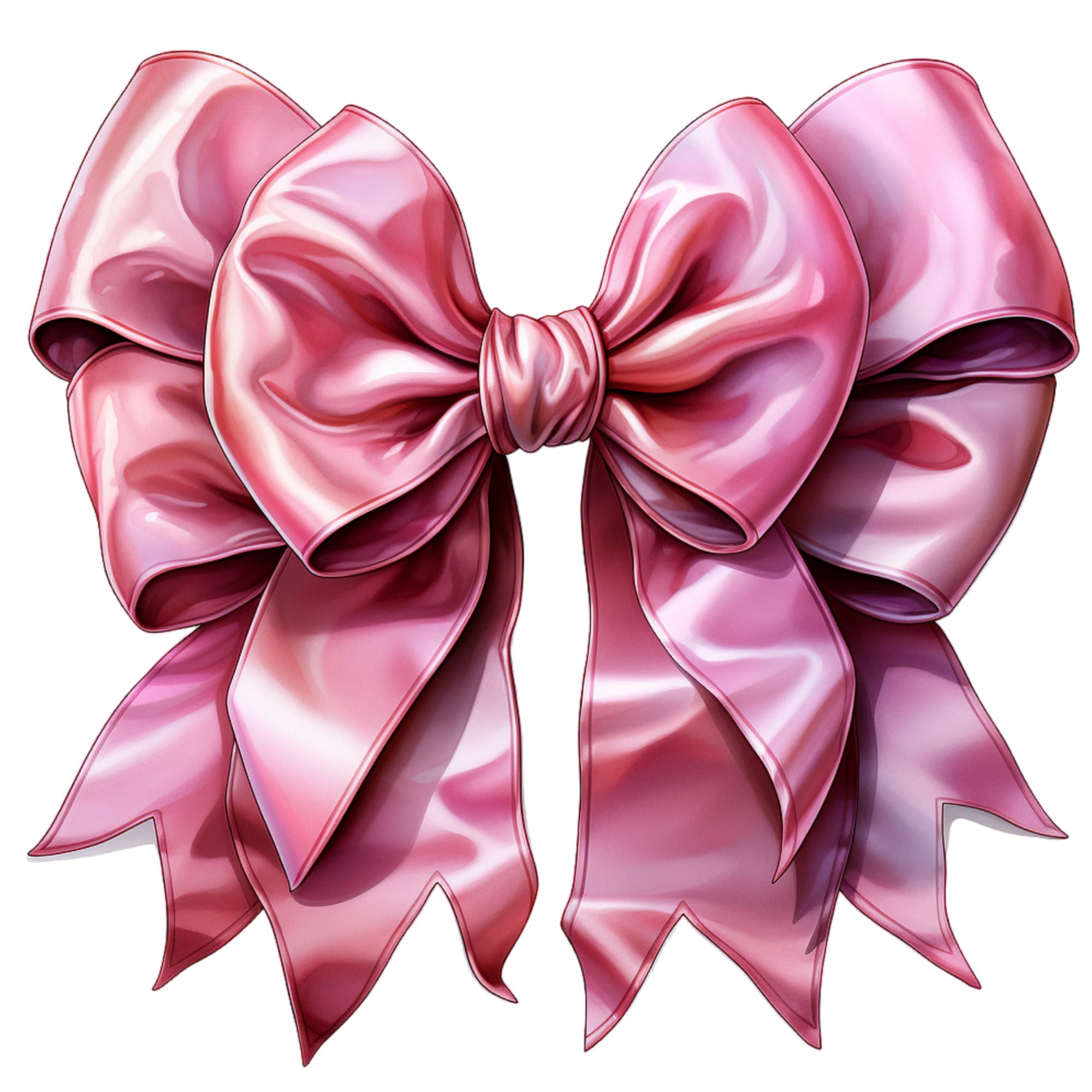 Pink Bow PNG Clipart Bundle for Personal & Commercial Use Perfect for ...