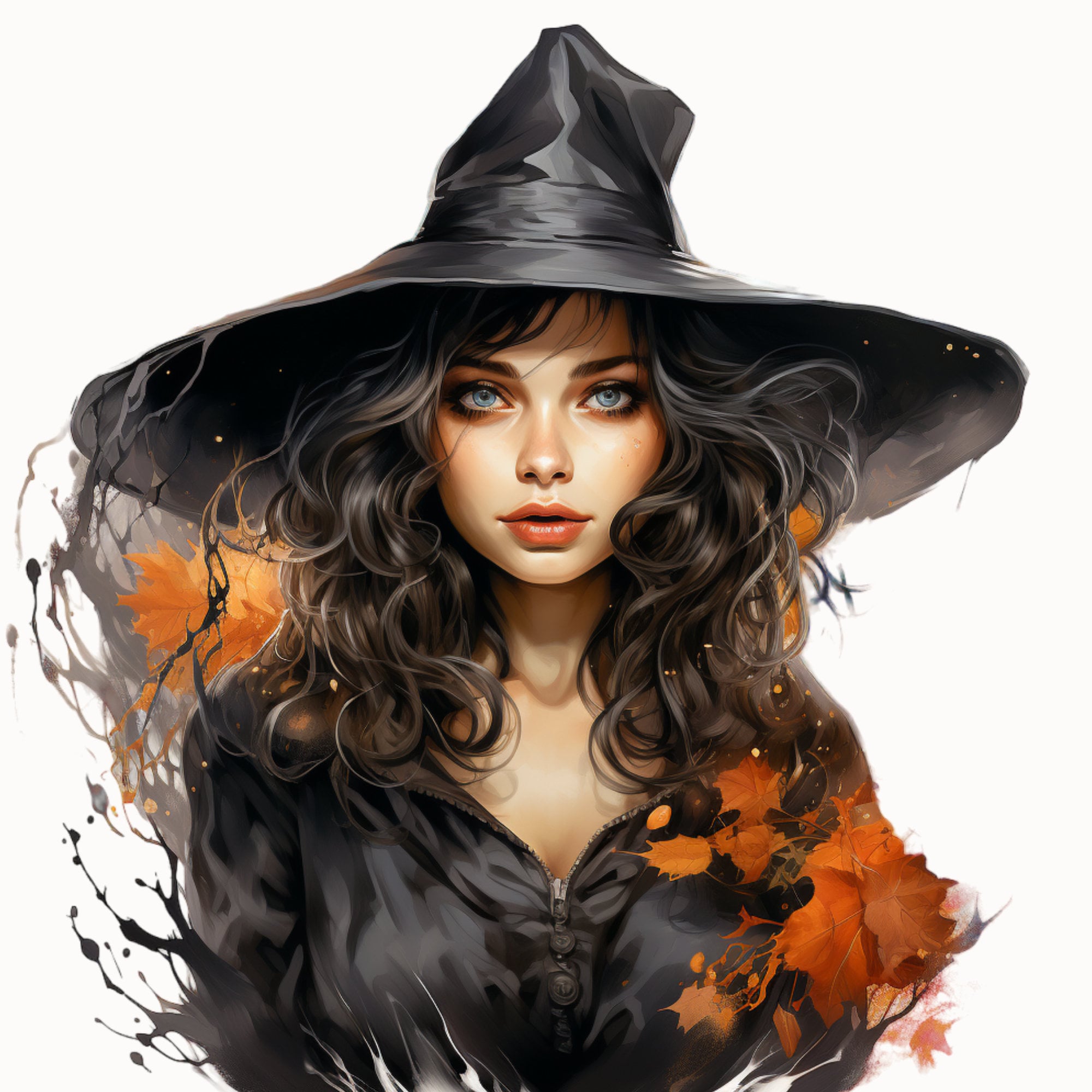 Beautiful Witch Clipart Bundle PNG Files for Personal and - Etsy