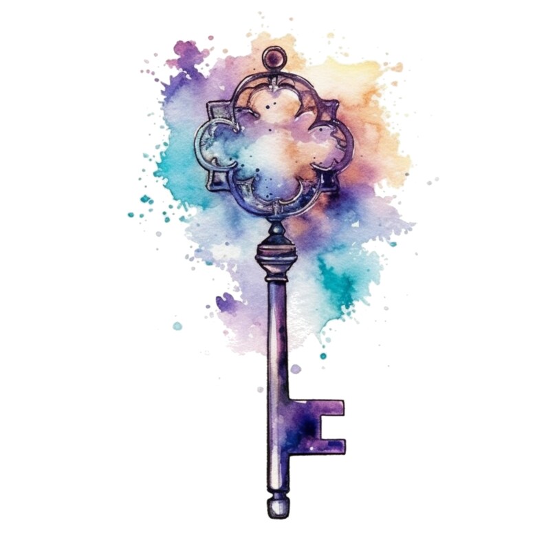 Celestial Key Clipart Bundle High-quality PNG Files - Etsy