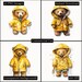 Teddy Bear in Yellow Raincoat Clipart - High-resolution PNG ...
