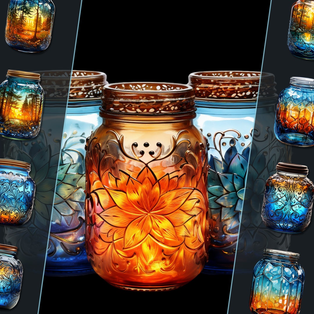 Jar Clipart Bundle - Transparent Background, High-resolution Pngs, High ...