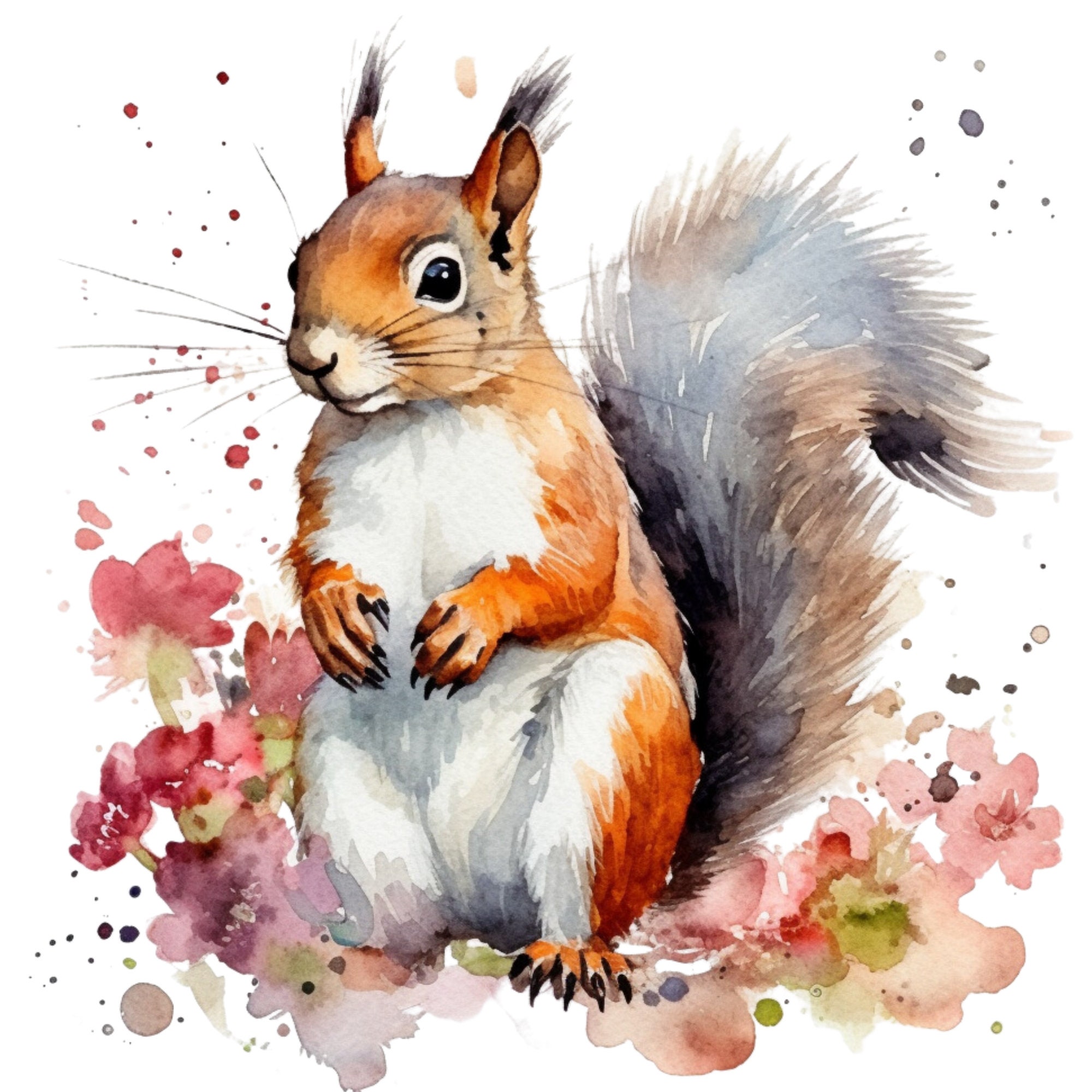Squirrel Clipart Collection PNG Graphics Clipart for DIY Projects ...