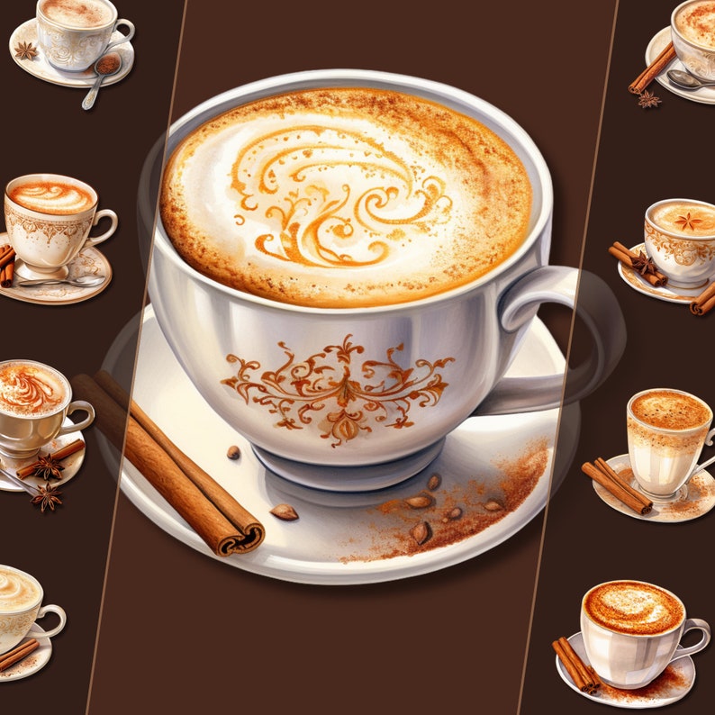 Salep Drink Clipart Bundle, PNG Format, Artistic Creations, Junk ...