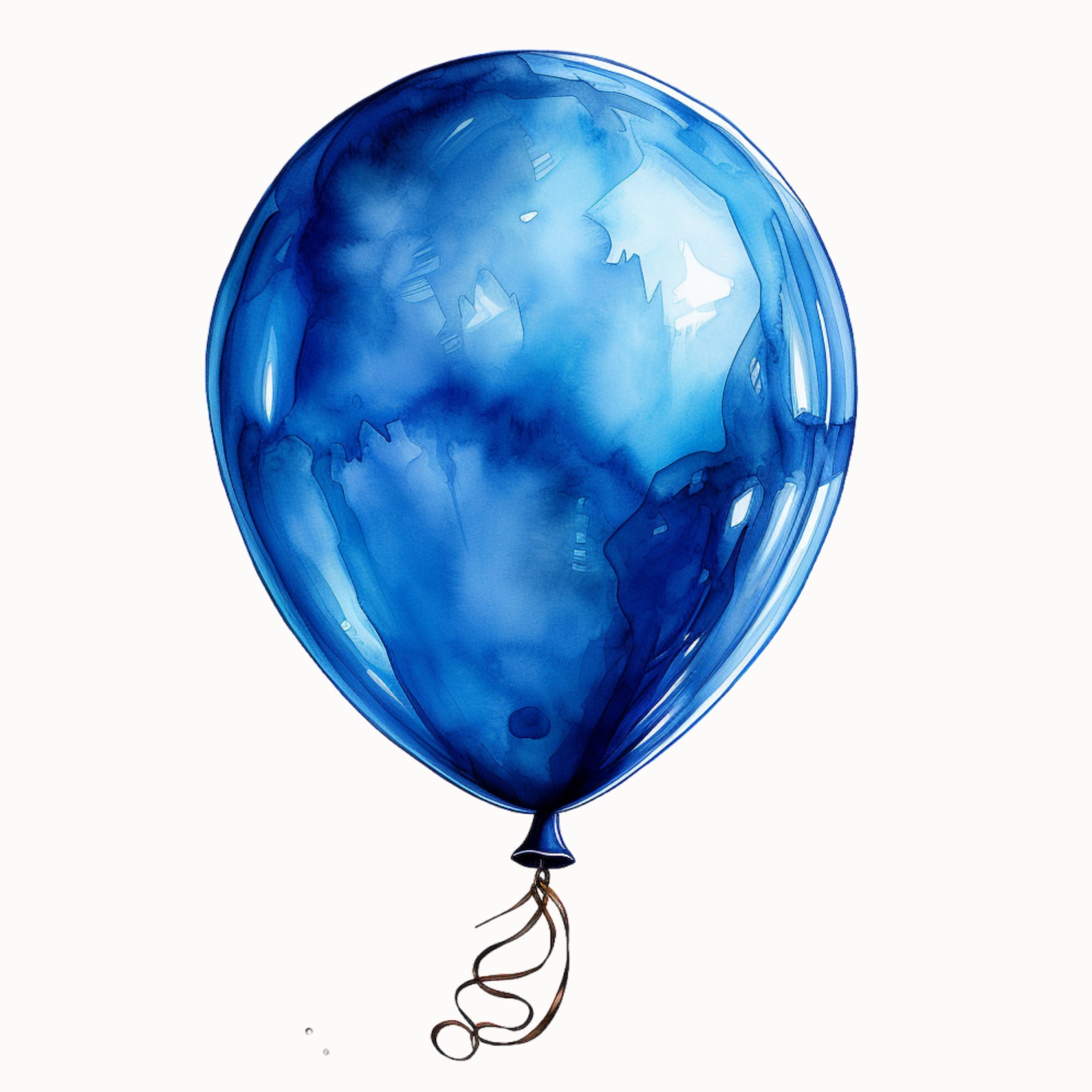 Royal Blue Balloon PNG Clipart Bundle for Personal & - Etsy