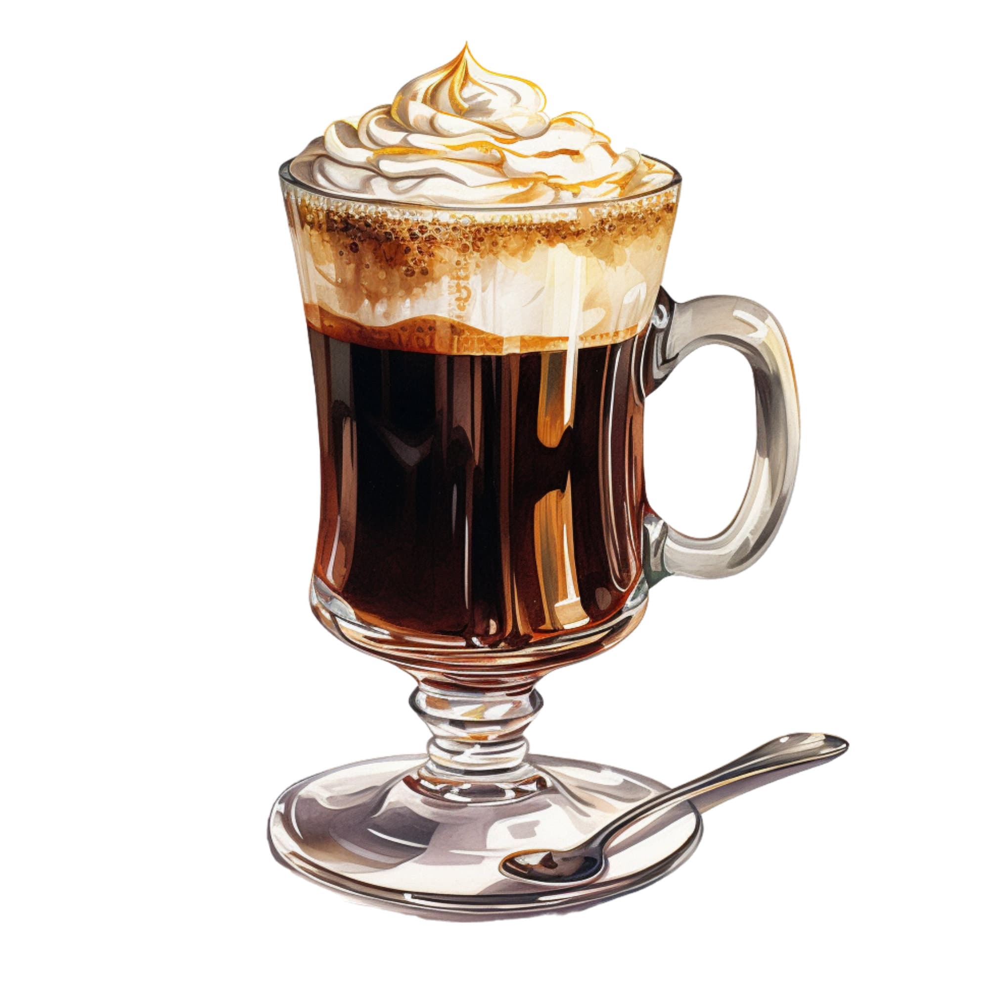 Irish Coffee Clipart Bundle PNG Format for Junk Journals and - Etsy