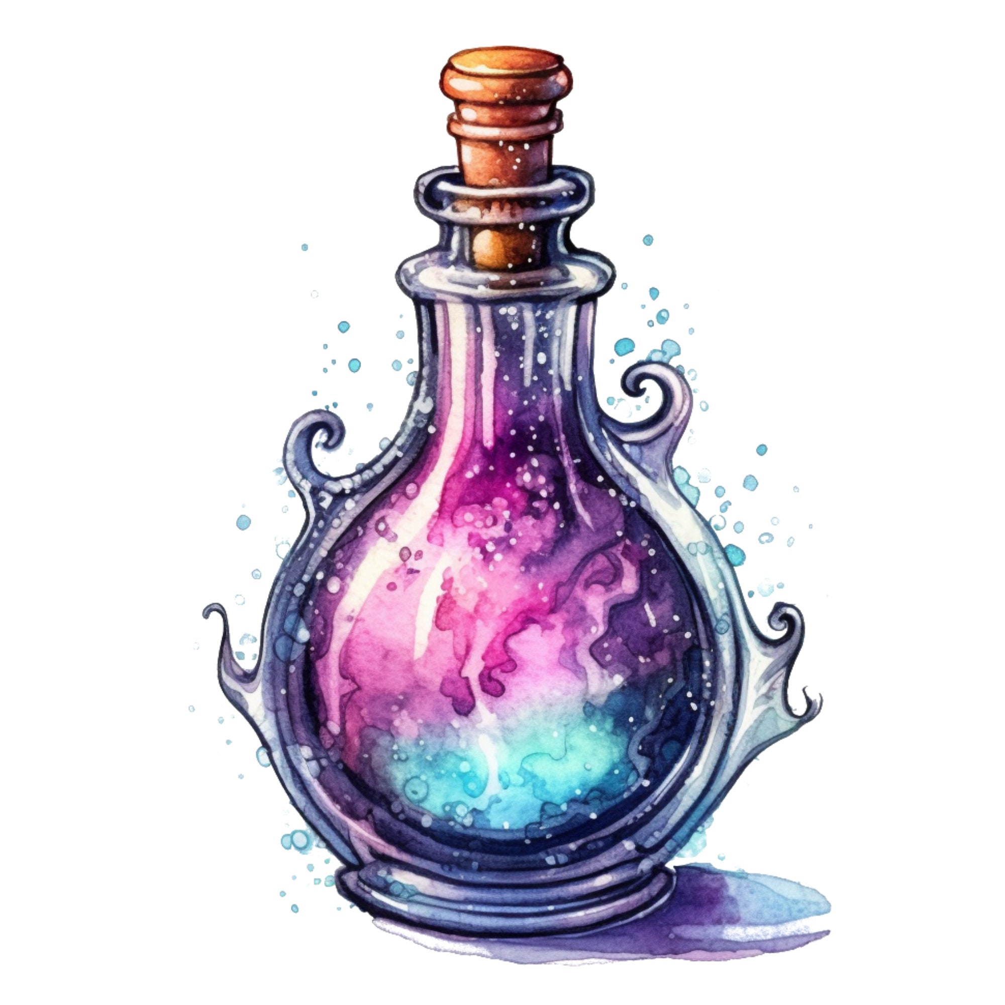 Magic Potion Clipart Bundle Enchanting Elixirs - Etsy