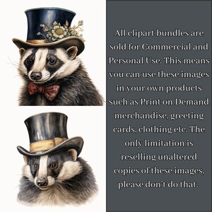 Dapper Badger Clipart Bundle, PNG Format, Artistic Creations, Junk ...