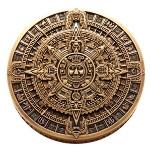 Aztec Gold Coins Clipart Bundle – PNG Format for Personal & Commercial ...