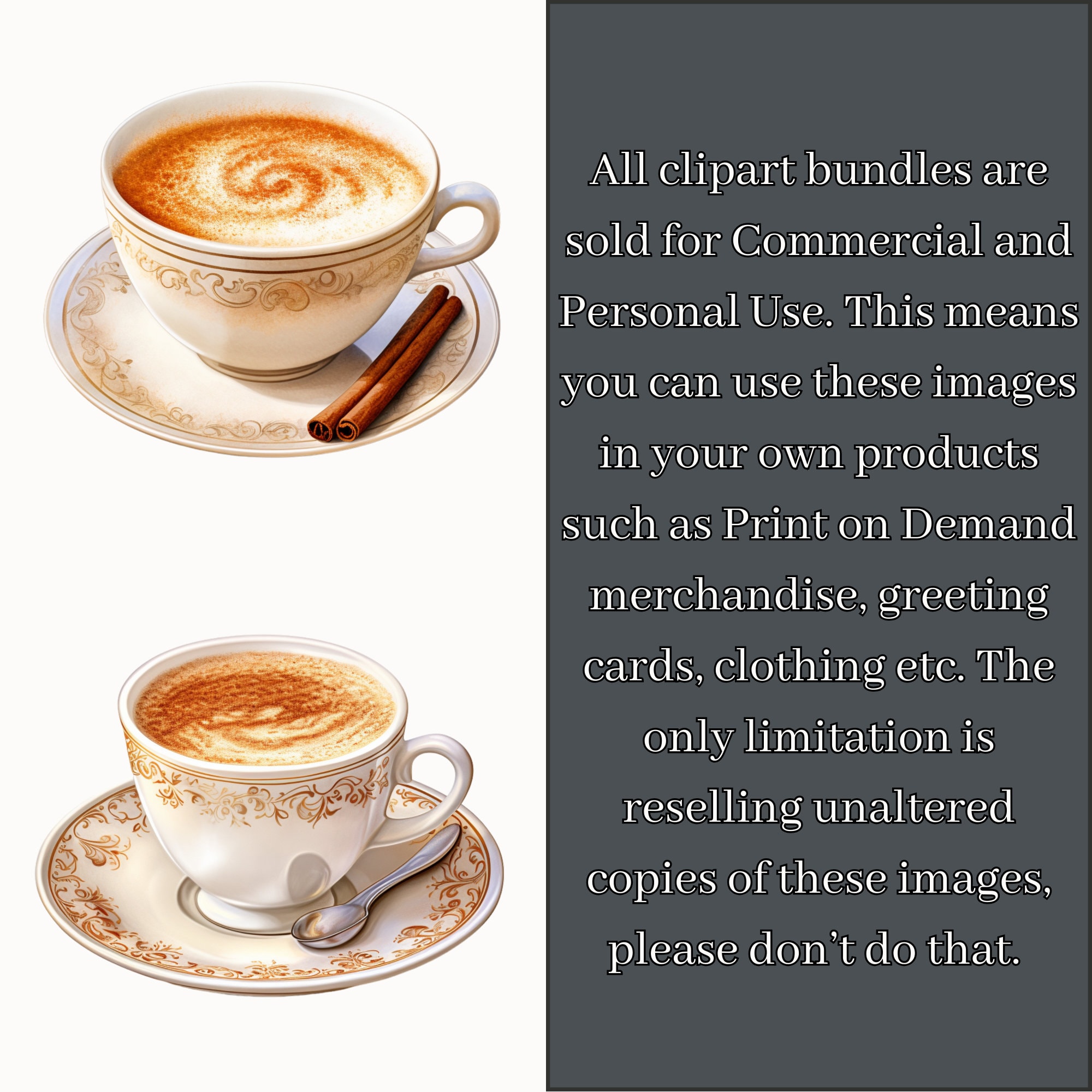 Salep Drink Clipart Bundle, PNG Format, Artistic Creations, Junk ...