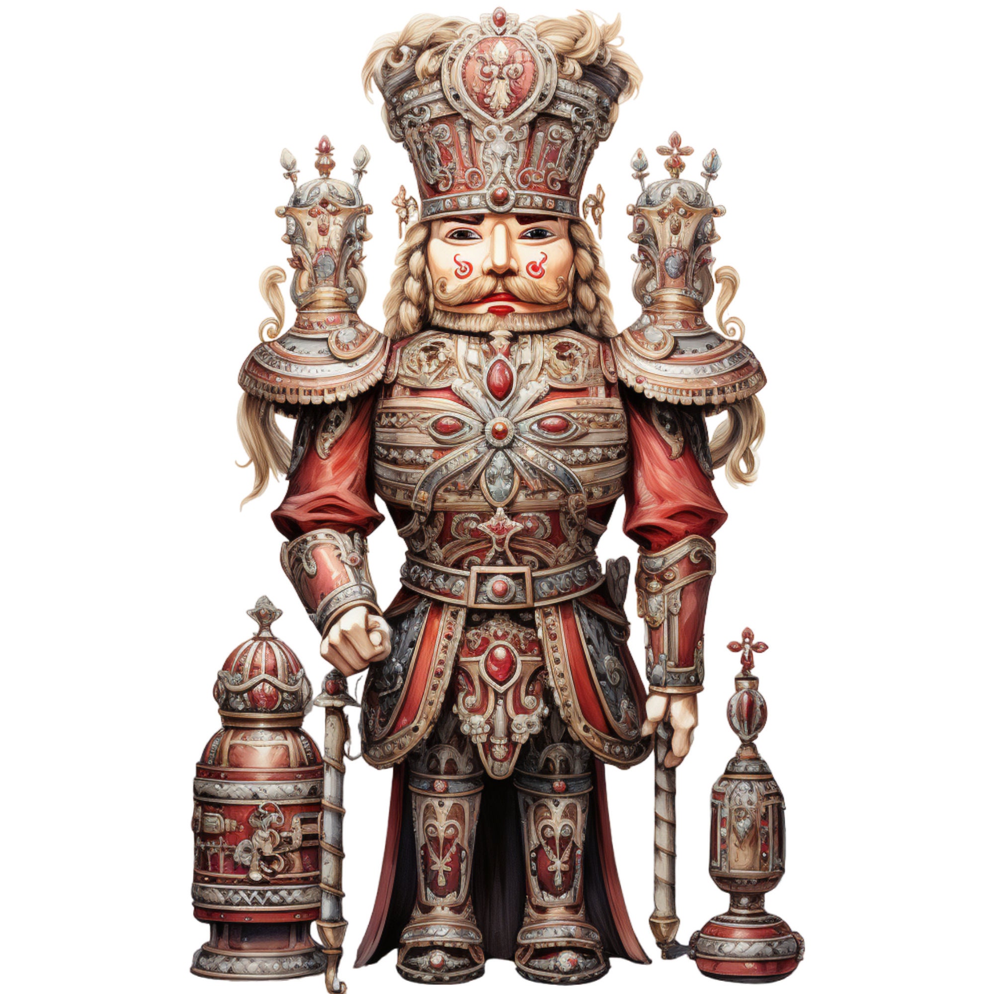 Christmas Nutcracker Clipart Bundle Festive Holiday - Etsy