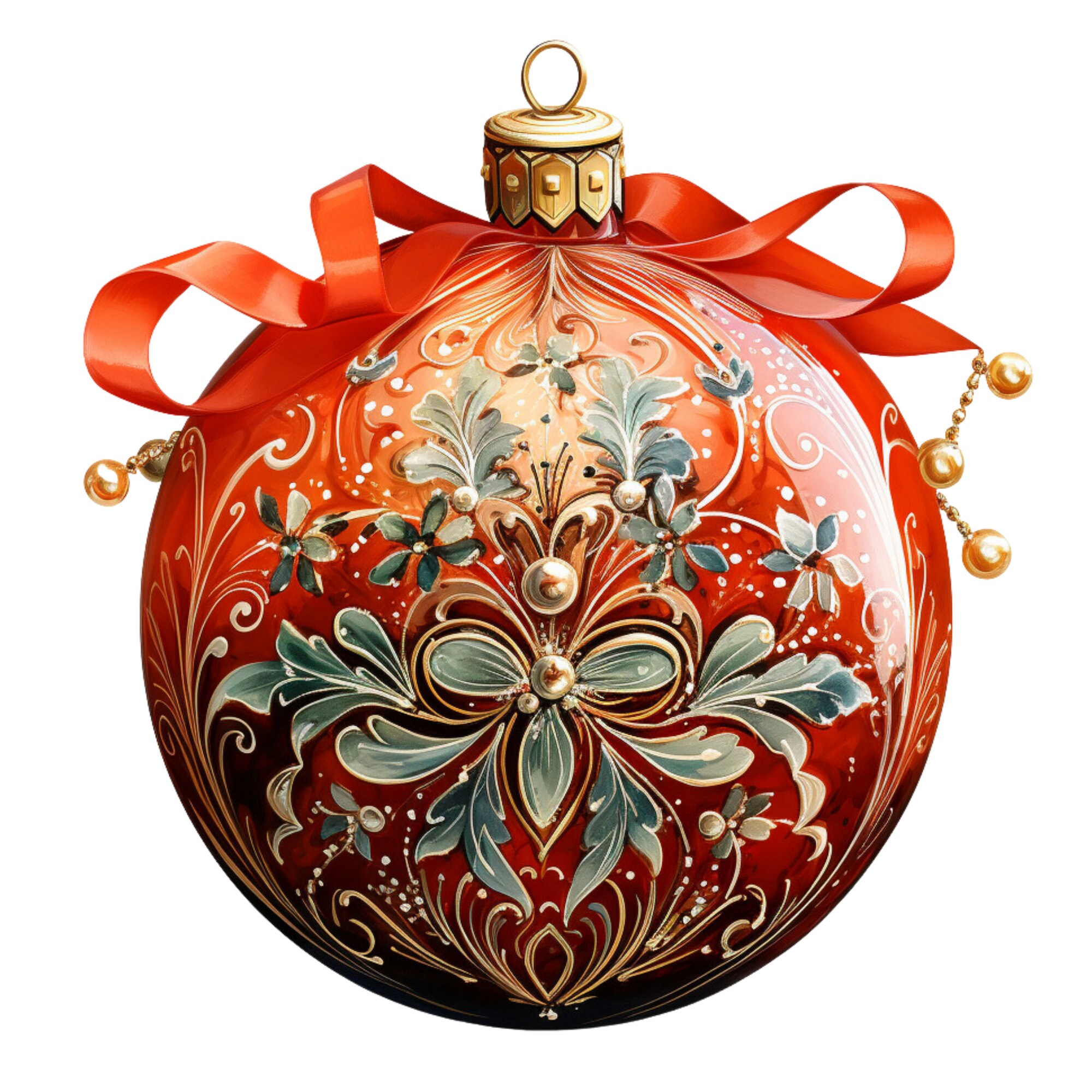 Christmas Bauble Clipart Bundle PNG Files for Personal and - Etsy