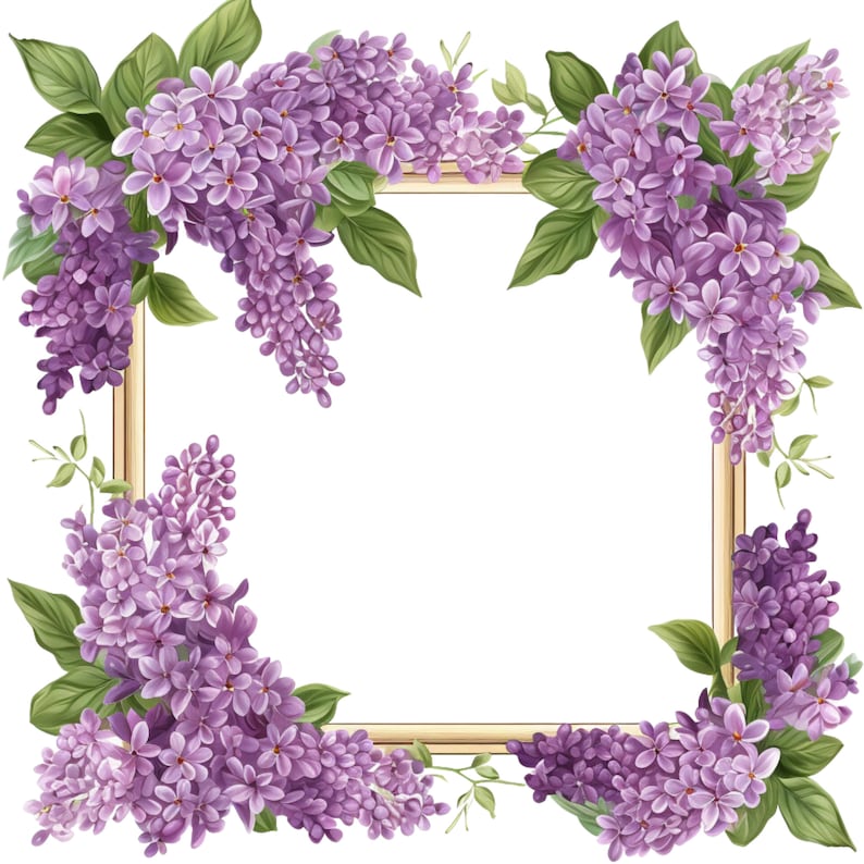 Lilac Clipart in Lovely Lilacs Watercolor Collection Lilac - Etsy