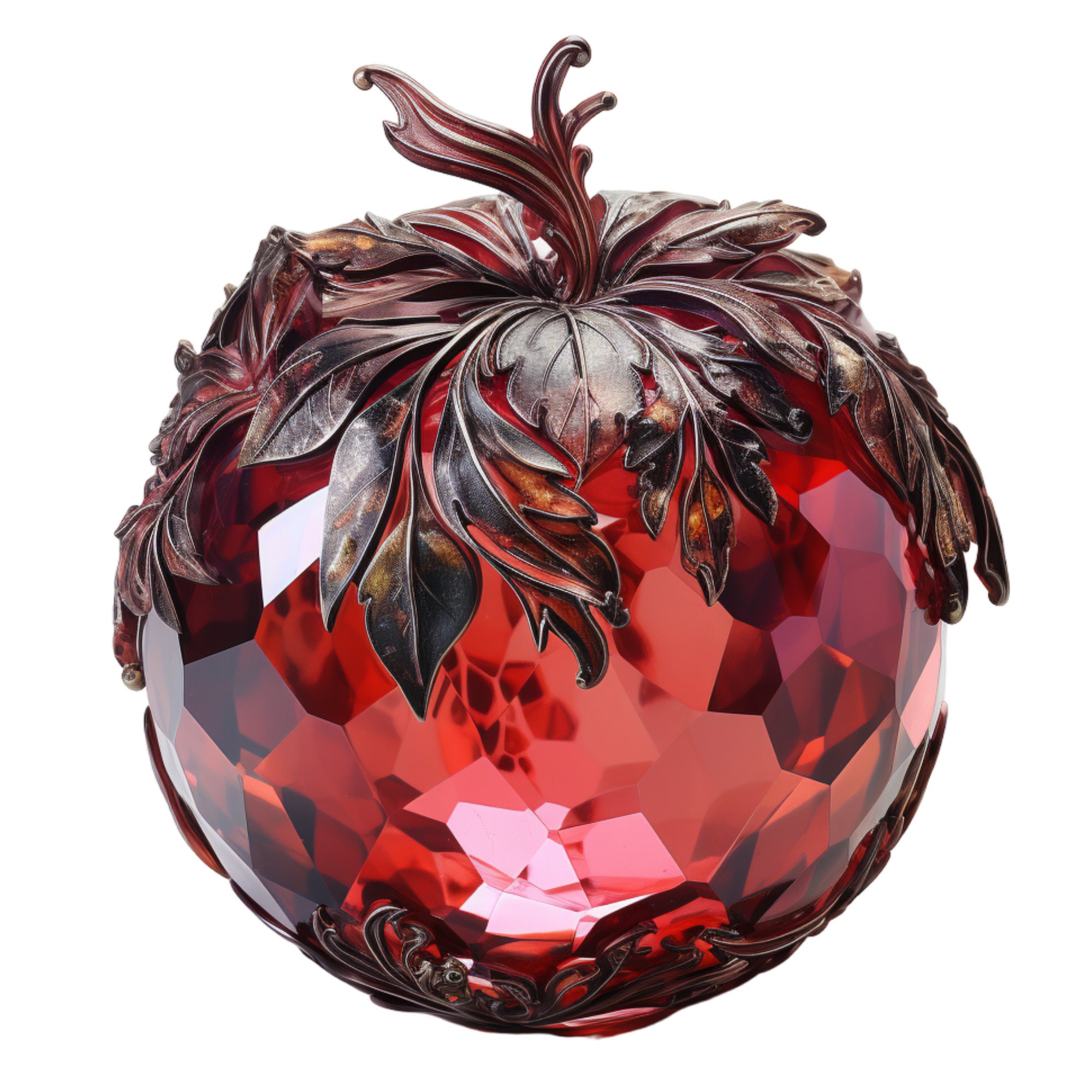 Crystal Apple Clipart Bundle, PNG, Ideal for Digital Art, Junk Journals ...