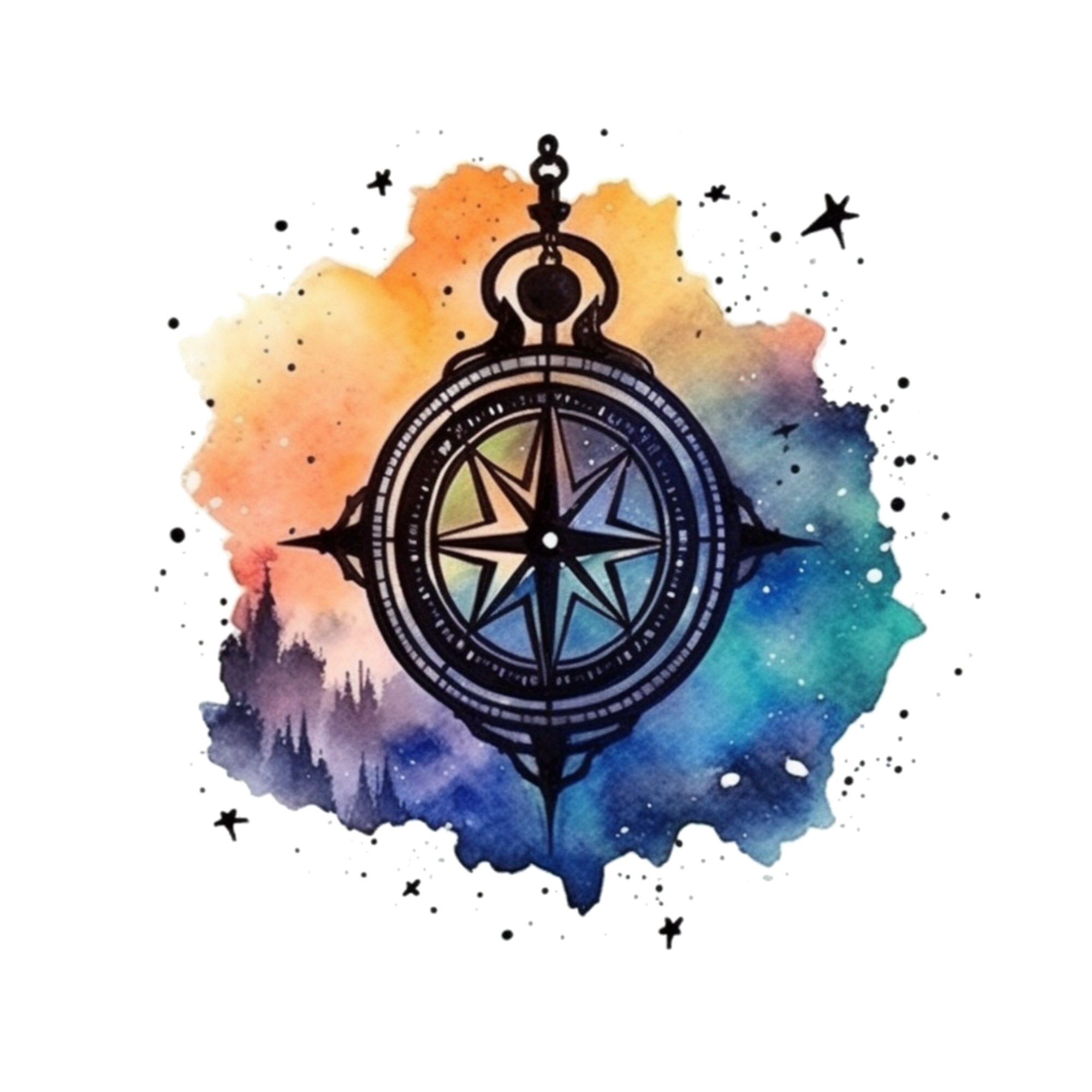 Celestial Compass V2 Clipart Bundle High-quality PNG Files - Etsy