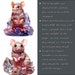 Mystical Crystal Rat Clipart Bundle, PNG Format, Artistic Creations and ...