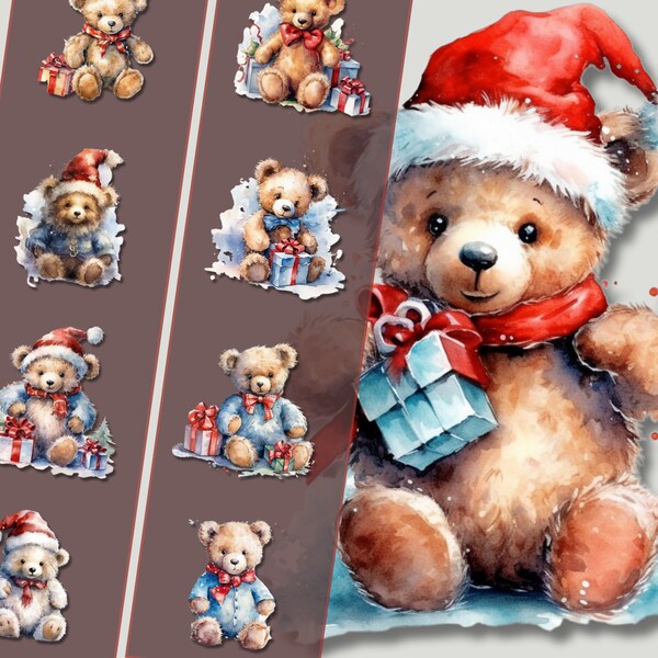 Christmas Bauble Clipart Bundle, PNG, Ideal for Digital Art, Crafts ...