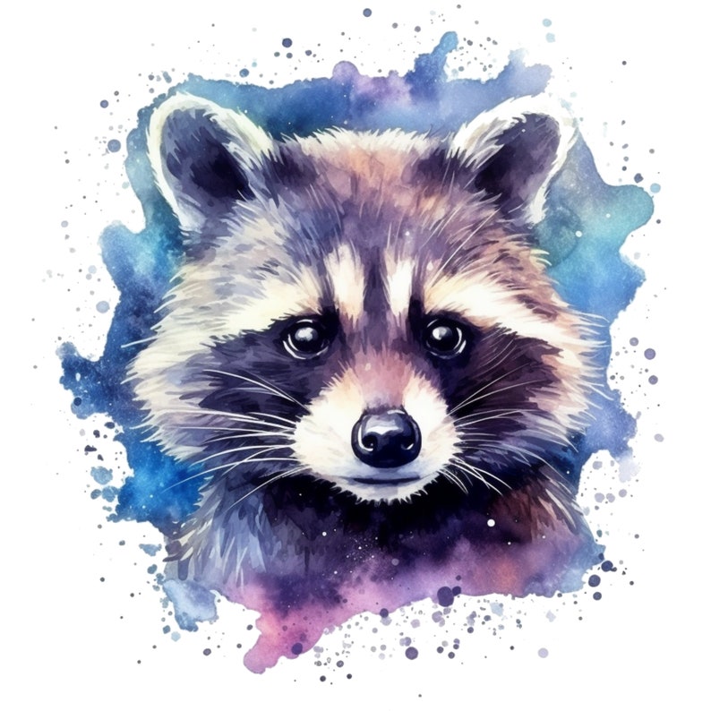 Space Raccoon Clipart Bundle Adorable Astronaut Raccoons - Etsy