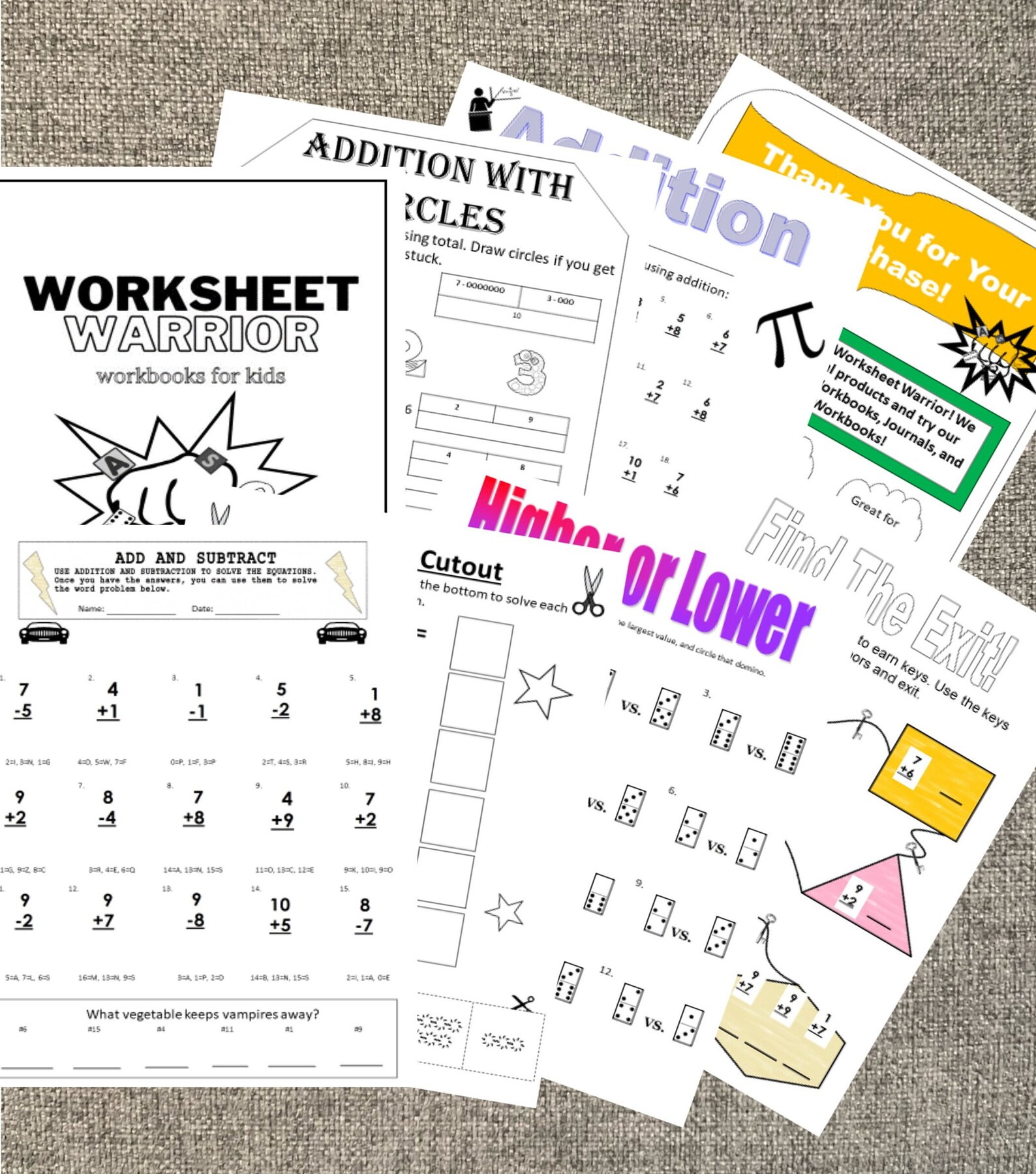 Math Workbook Vol. 2, Child Activity Book, Child Activity Books ...